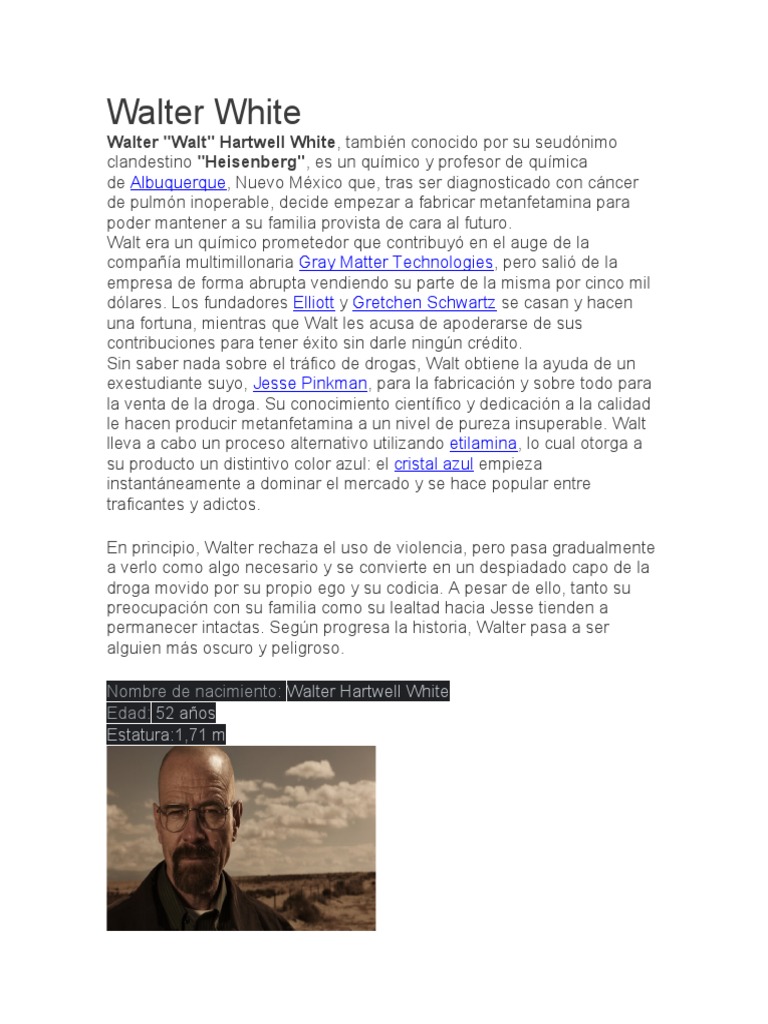 Walter White | PDF