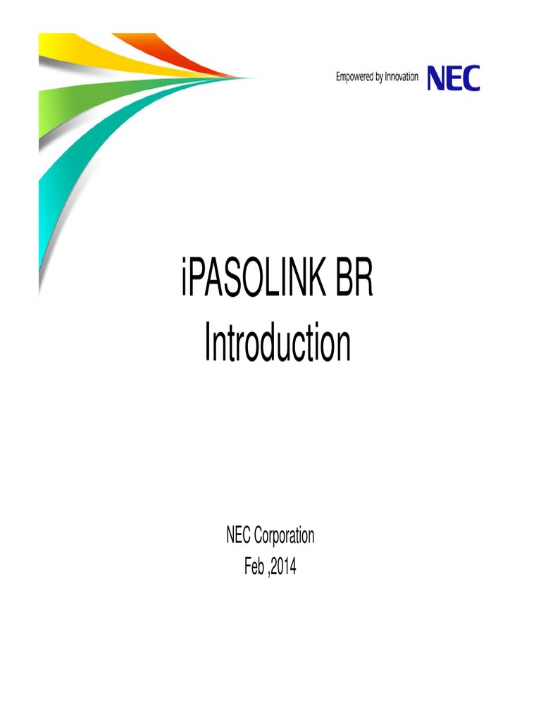 iPASOLINK BR Introduction | PDF | Radio Technology | Electronics