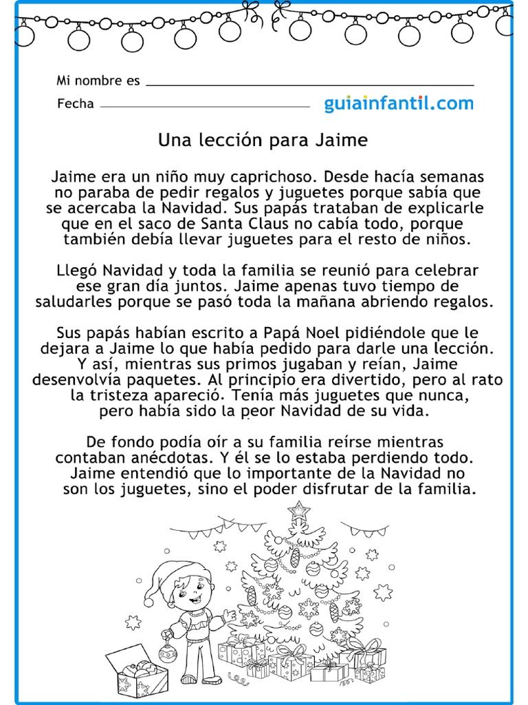 Cuento Navidad Pdf