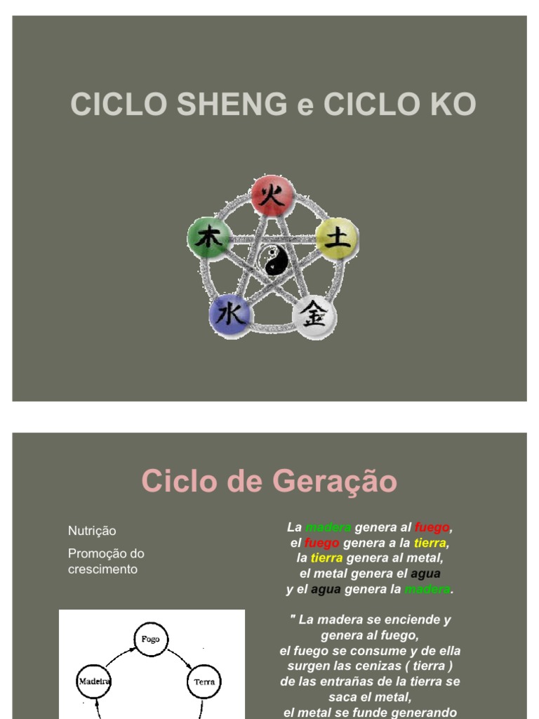 Ciclo Sheng e Ciclo Ko | PDF