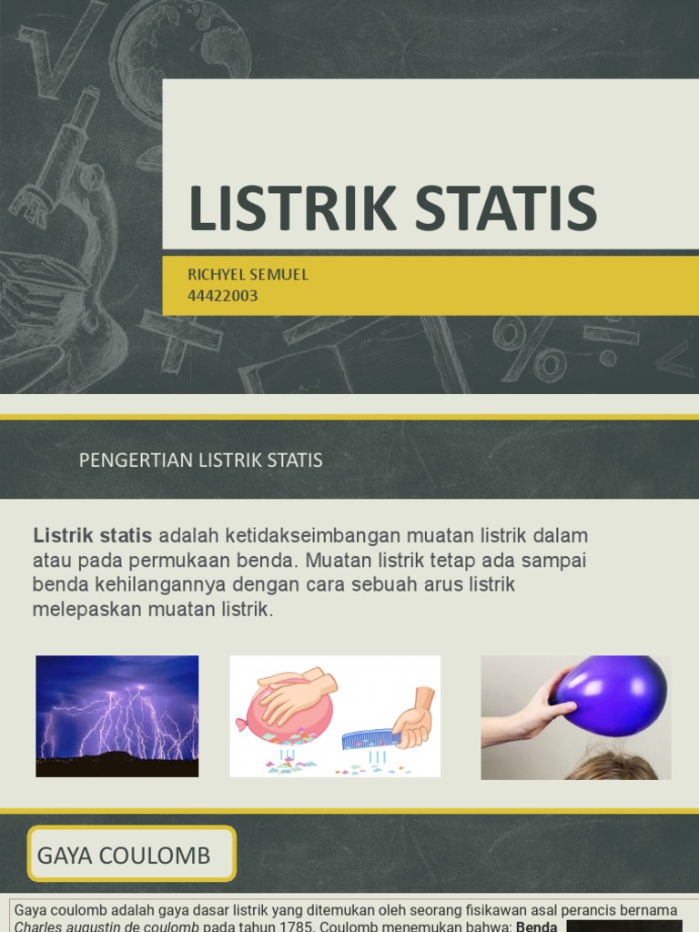 Listrik Statis | PDF