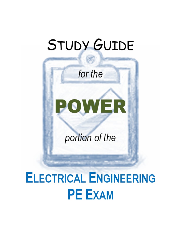 Electrical Engineering PE Exam Study Guide V10 | PDF | Ac Power ... Electrical Engineering PE Exam Study Guide V10 | PDF | Ac Power ...