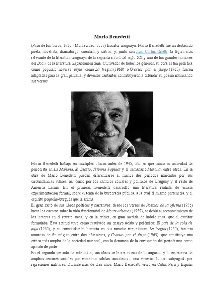 Mario Benedetti | PDF