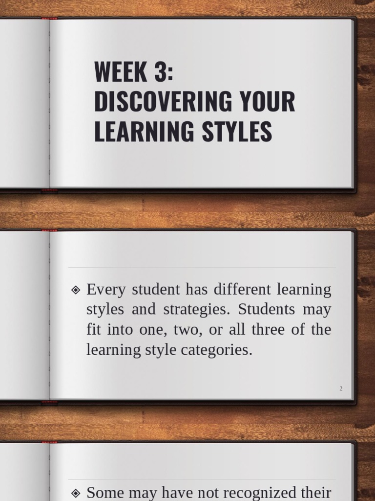 Discovering Your Learning Styles | PDF | Learning Styles | Psychology