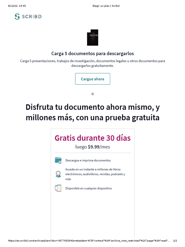 Carga y Descarga Gratis en Scribd | PDF | Arte