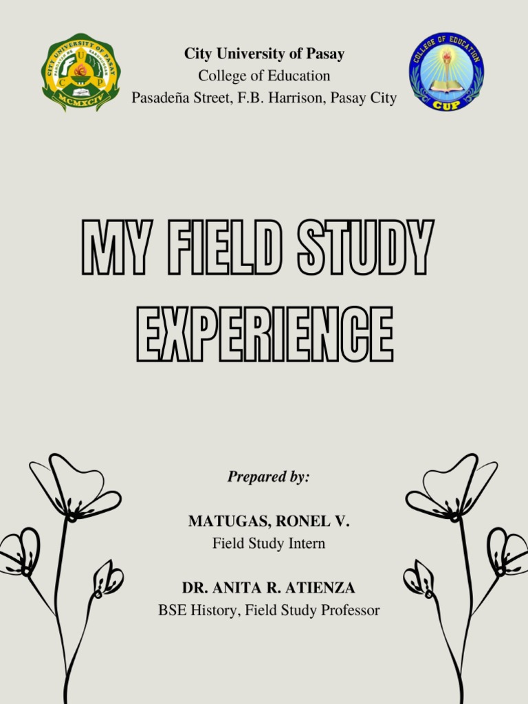 Field Study Portfolio-Matugas | PDF
