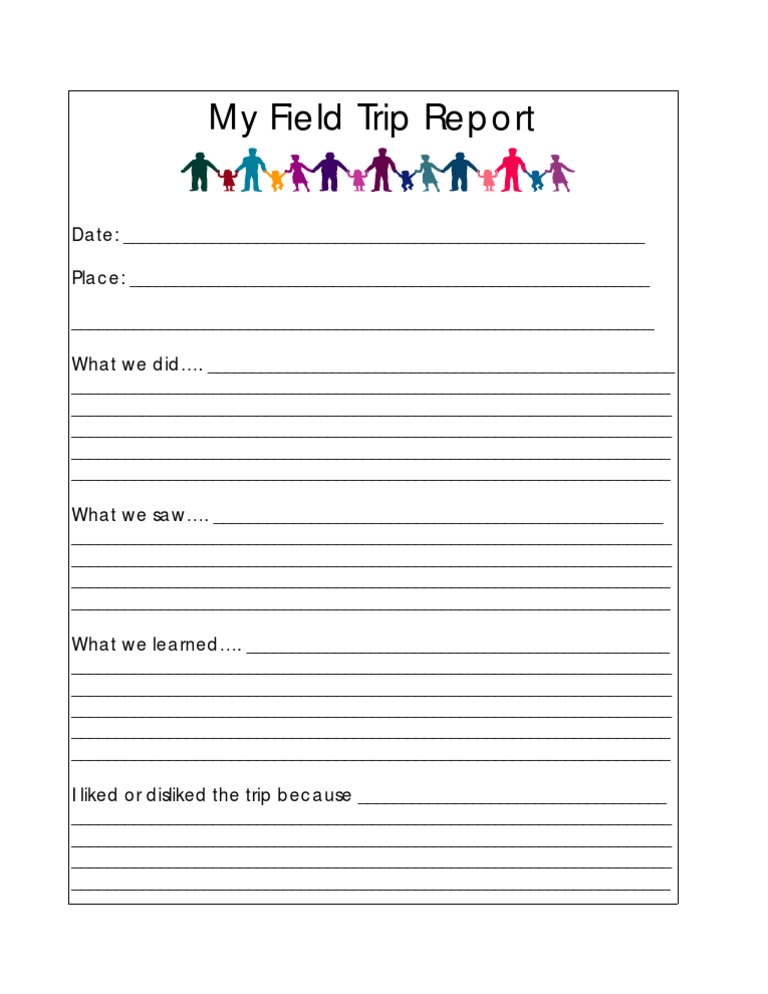 My Field Trip Report Form | PDF