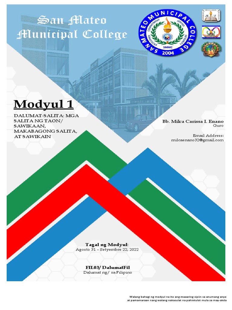 Dalumat Modyul 1 | PDF