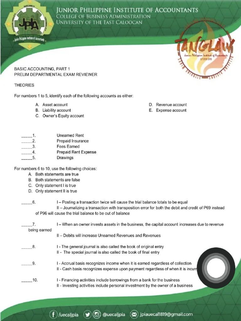 Acctg Reviewer | PDF