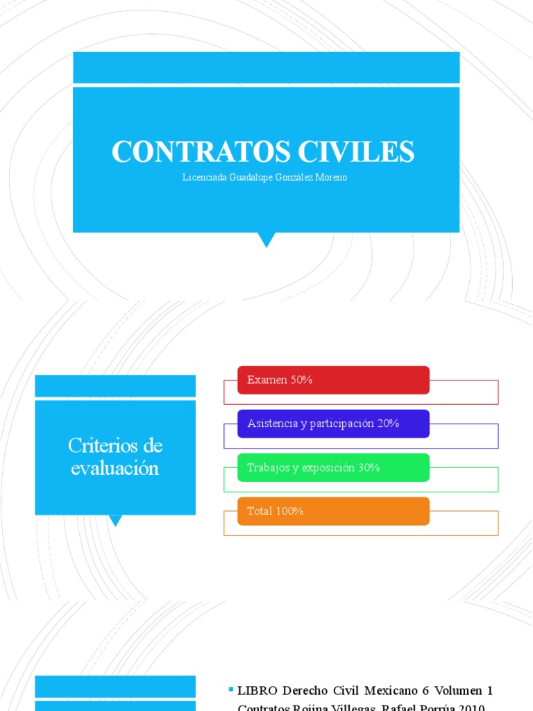 Contratos Civiles: Tipos y Validez | PDF | Ley común | Justicia