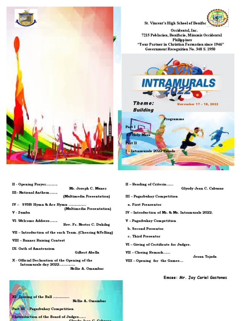 intramurals 2022 | PDF