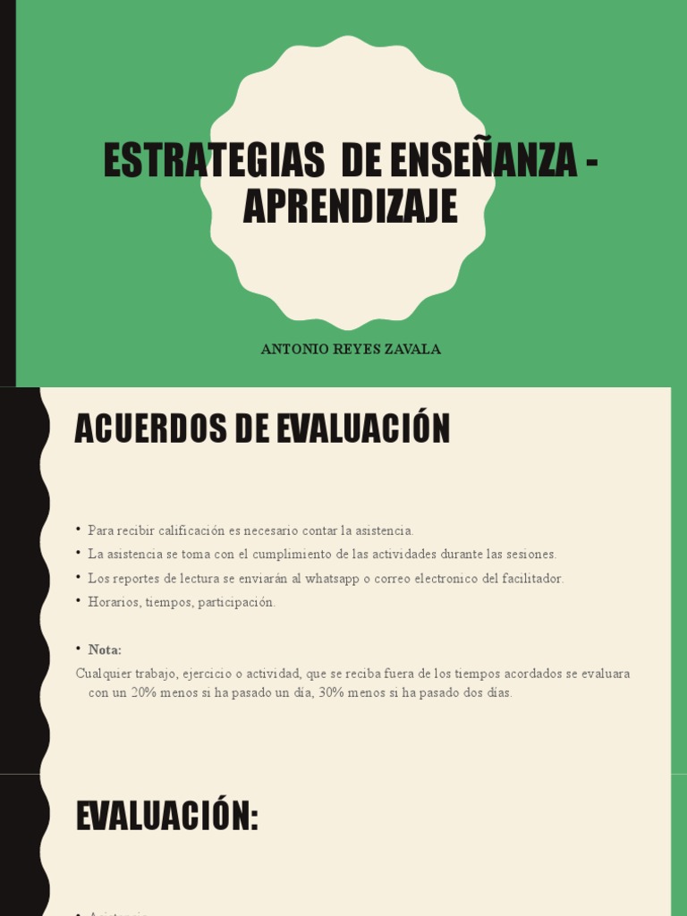 Estrategias De Enseñanza Aprendizaje Pdf