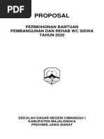 Proposal Rehab Ruang Kelas SD 2025 | PDF