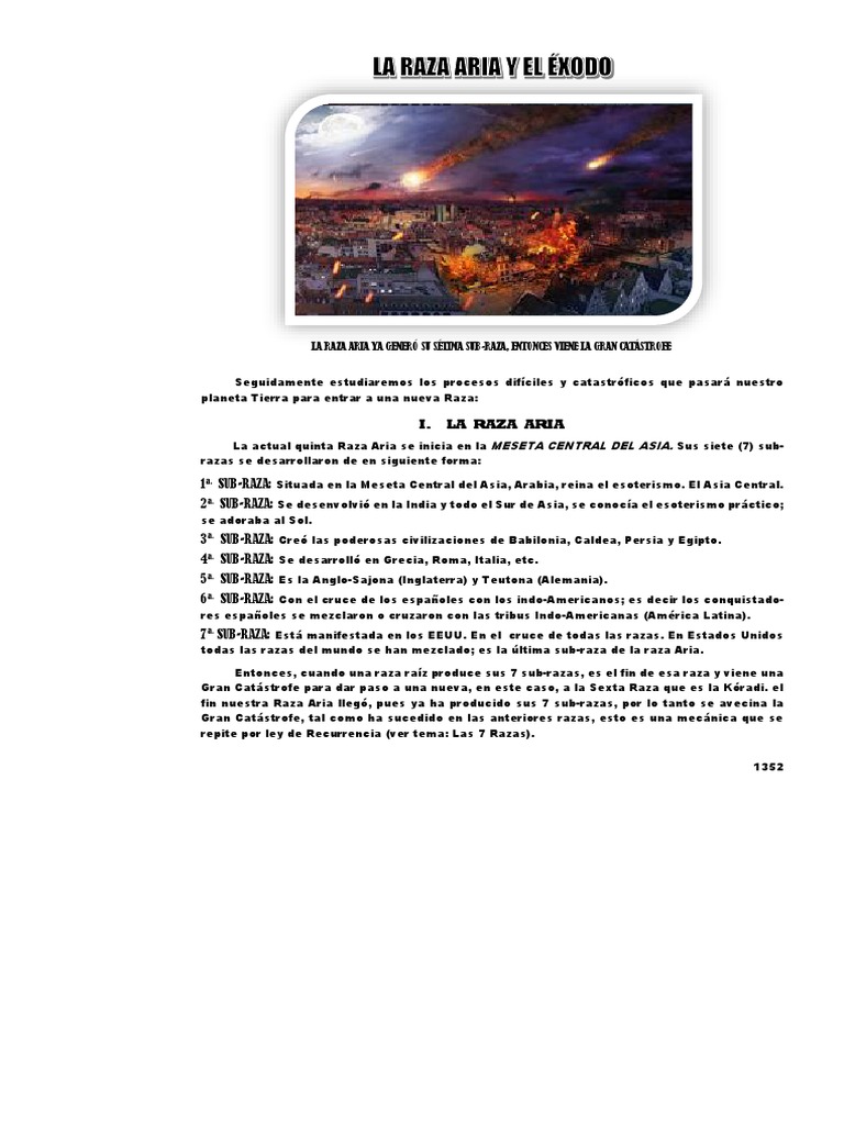 La Raza Aria y El Éxodo | PDF | Tierra | océano Pacífico