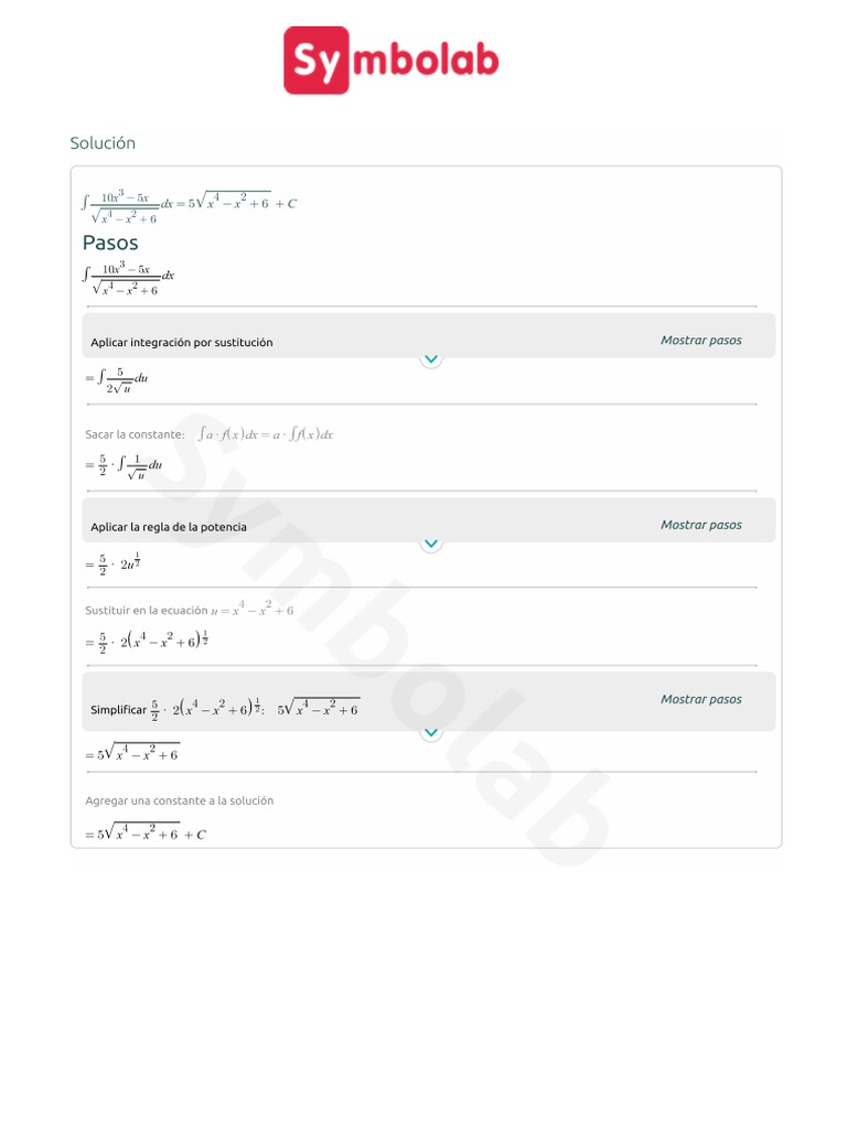 Symbolab - Solutions | PDF