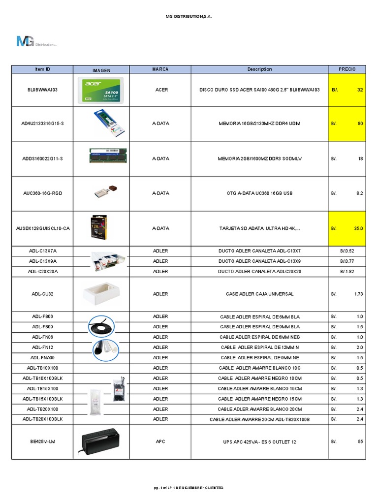 LP 1 Diciembre - Clientes - 221201 - 133720 | PDF | Ciencias de la ...