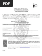 Certificado de Secundaria Erick | PDF