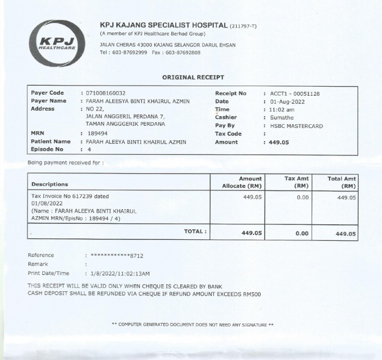 Bill KPJ 010822 | PDF