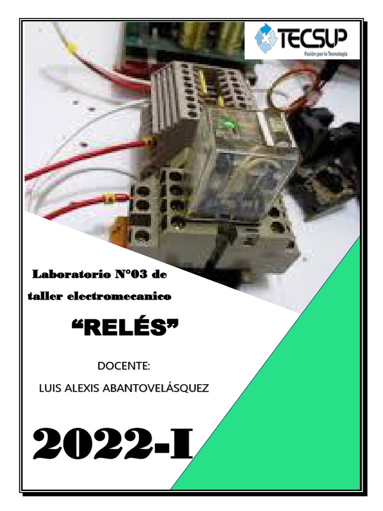 Circuito Electrico Con Rele | PDF | Relé | Componentes eléctricos
