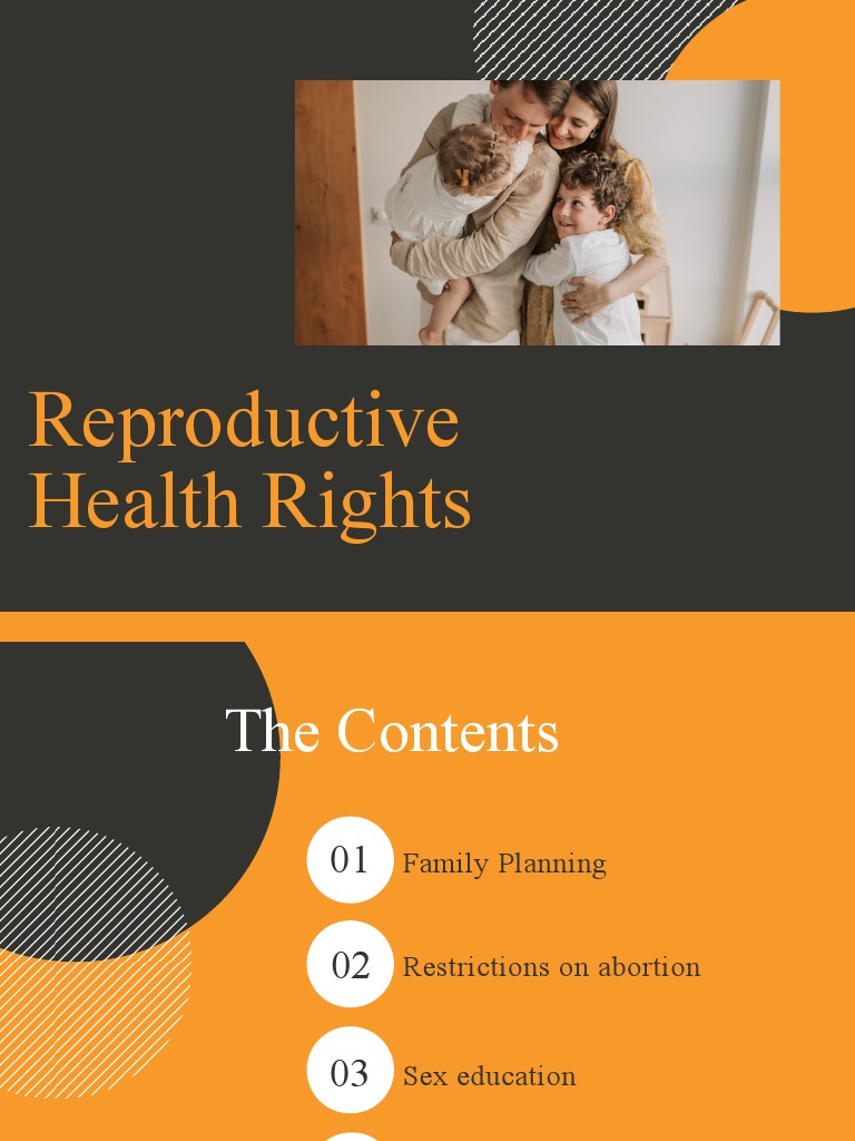 Reproductive Health Rights | PDF | Birth Control | Family Planning