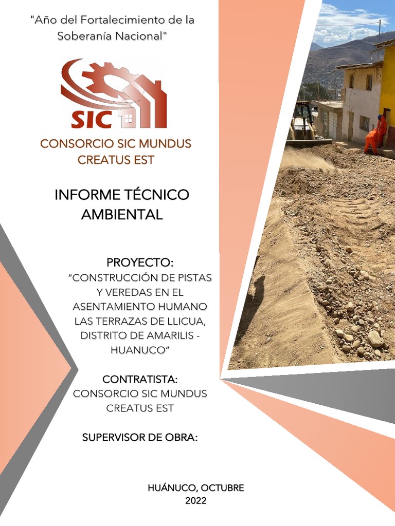 Informe Técnico Ambiental | PDF | Contaminación | Residuos