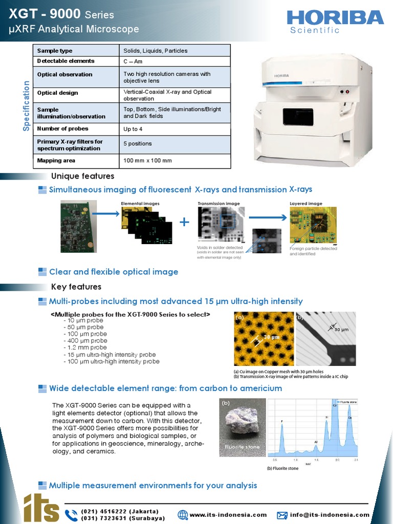 Horiba - XGT 9000 II | PDF | Optics | Microscope