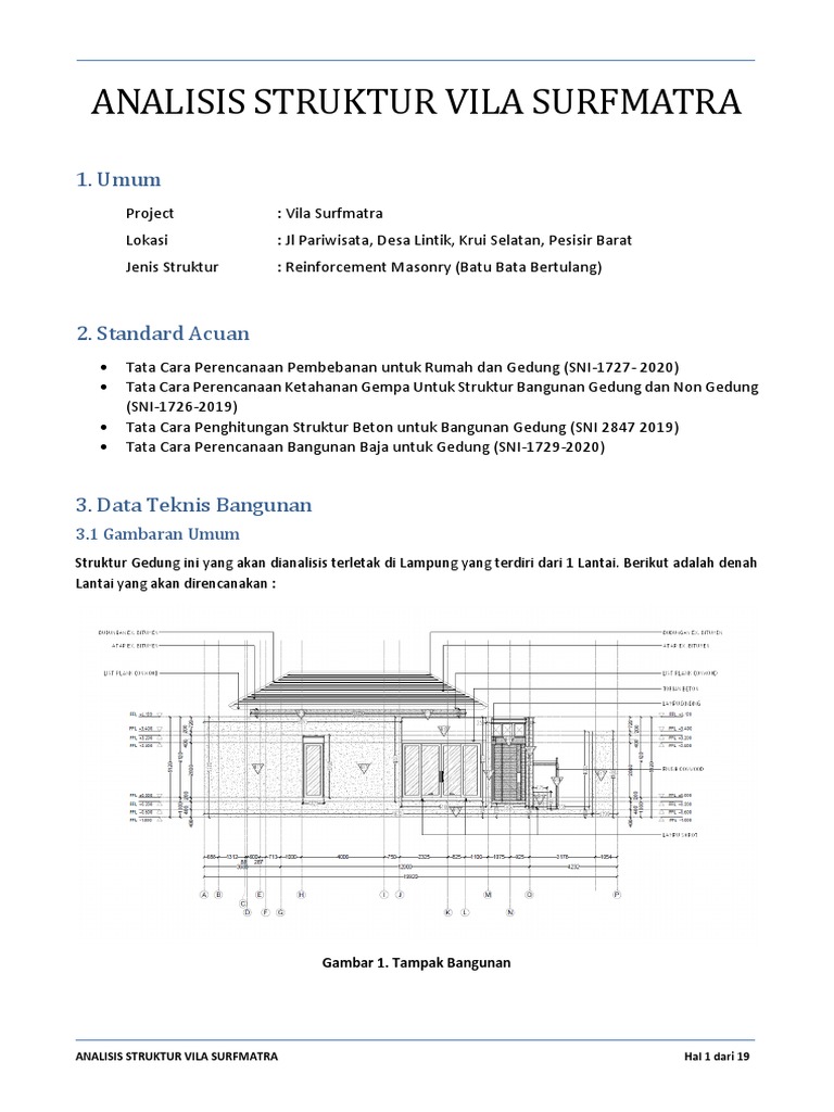 Vila - Surfmatra-Analisis Struktur | PDF