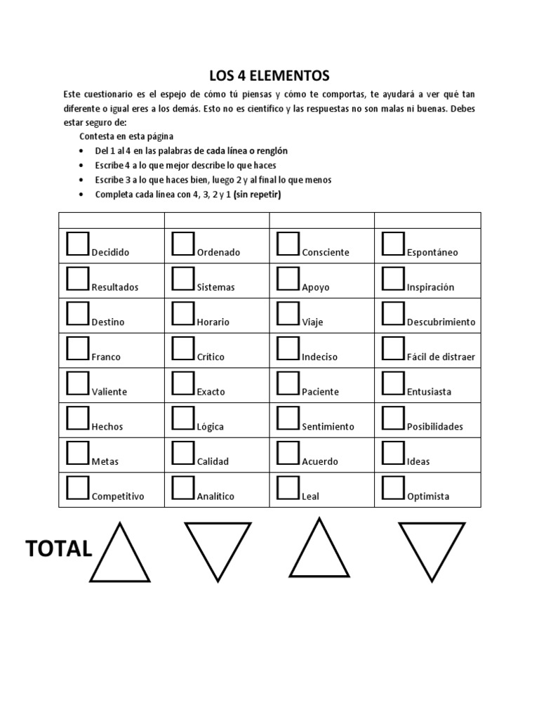 Test 4 Elementos | PDF | Hemisferio cerebral | Cognición