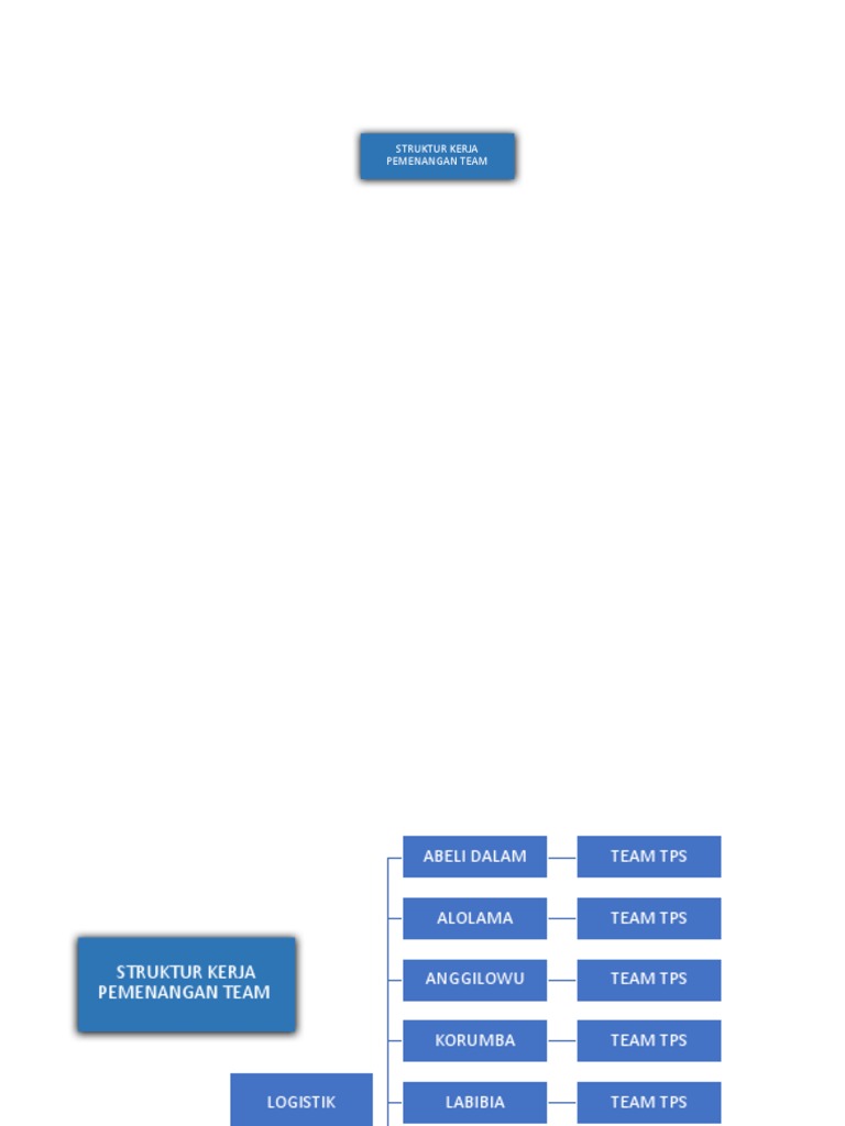 Contoh Struktur Organisassi Rapih | PDF