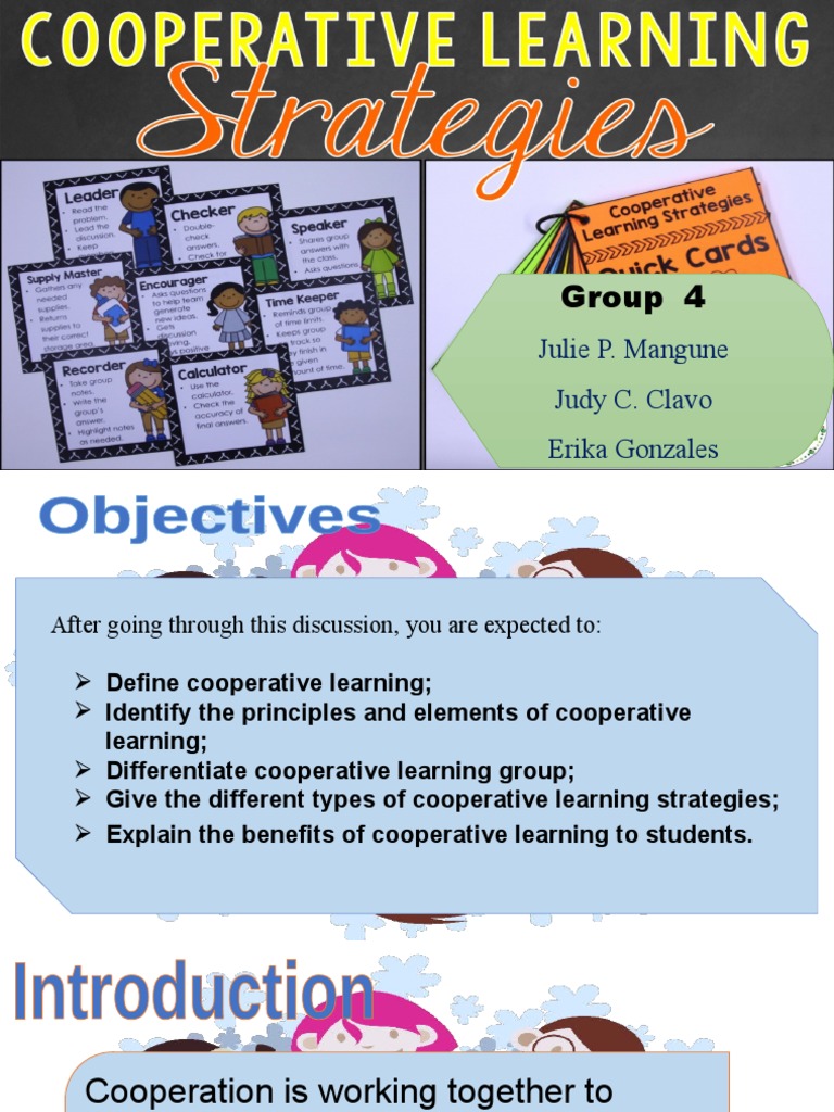 Cooperative Learning Group 4 | PDF | Learning | Behaviorism