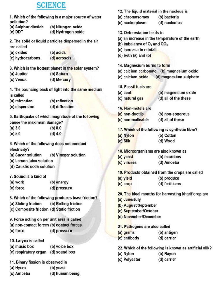 RMS Cet-2021 Mock#001 For 9TH Class | PDF