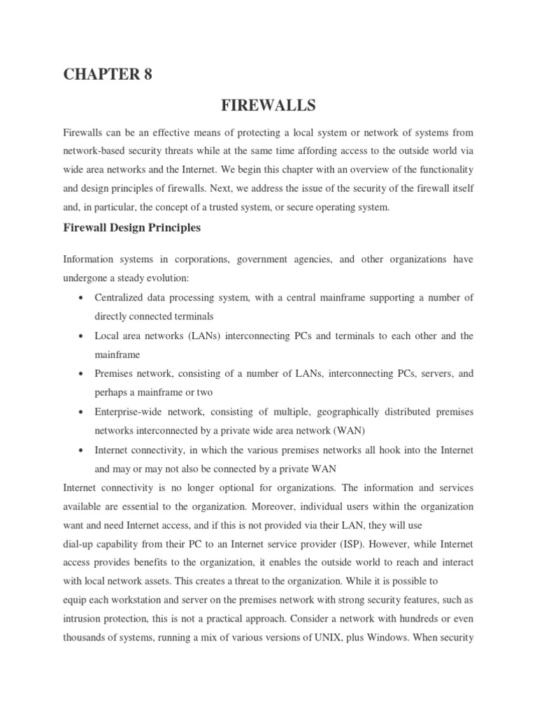 INformation Security 5 | PDF | Firewall (Computing) | Internet Protocol Suite