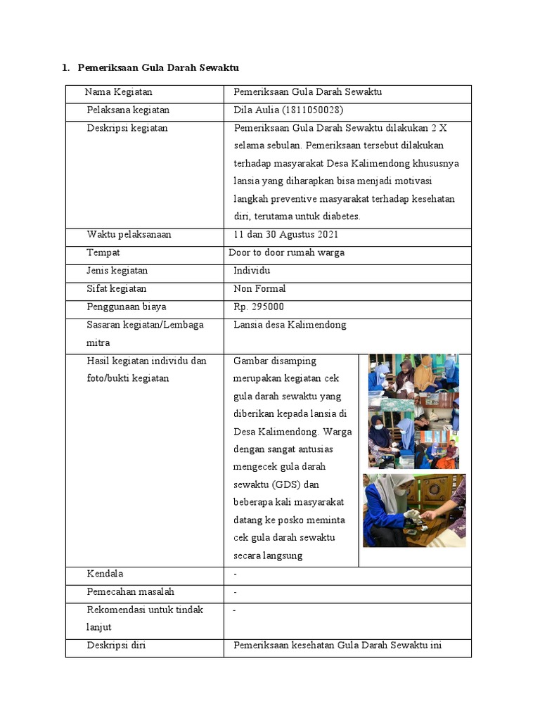 LPJ Proker Individu Dilaa | PDF