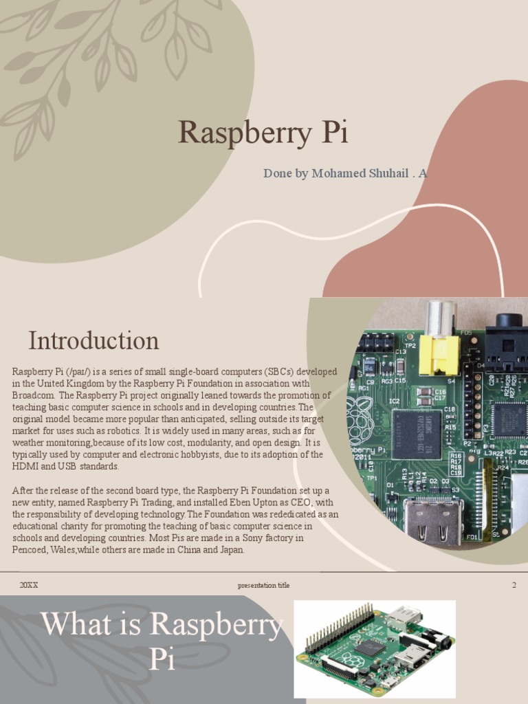 Raspberry Pi | PDF | Raspberry Pi | Operating System