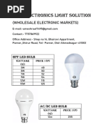 Transtec LED Light Price List BD | PDF | Light | Lighting