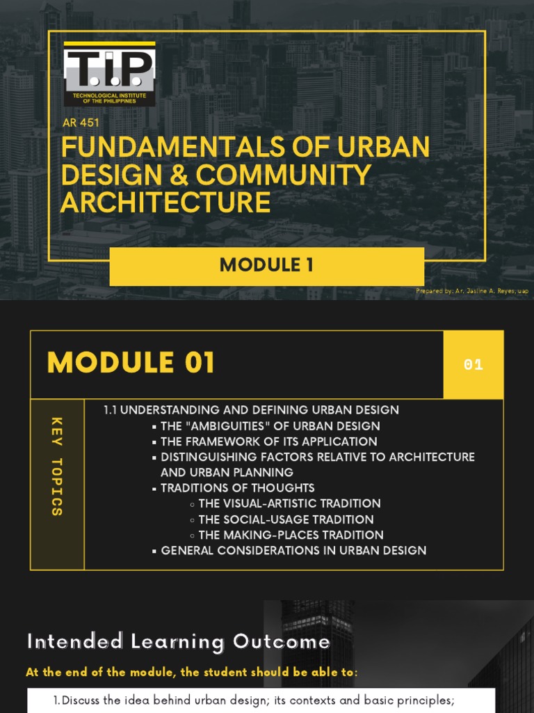 Urban Design Fundamentals Overview | PDF | Urban Design | Design