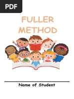 Practice Reading Using Fuller Method | PDF