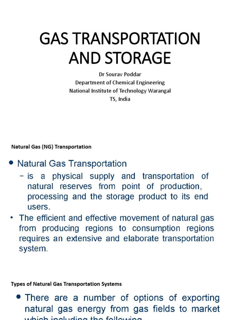 Lecture 5 | PDF | Natural Gas Storage | Natural Gas