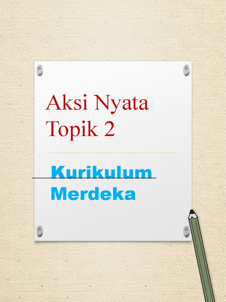2.template 1 - Aksi Nyata Topik 2 - Kurikulum Merdeka - Eka Novita S | PDF