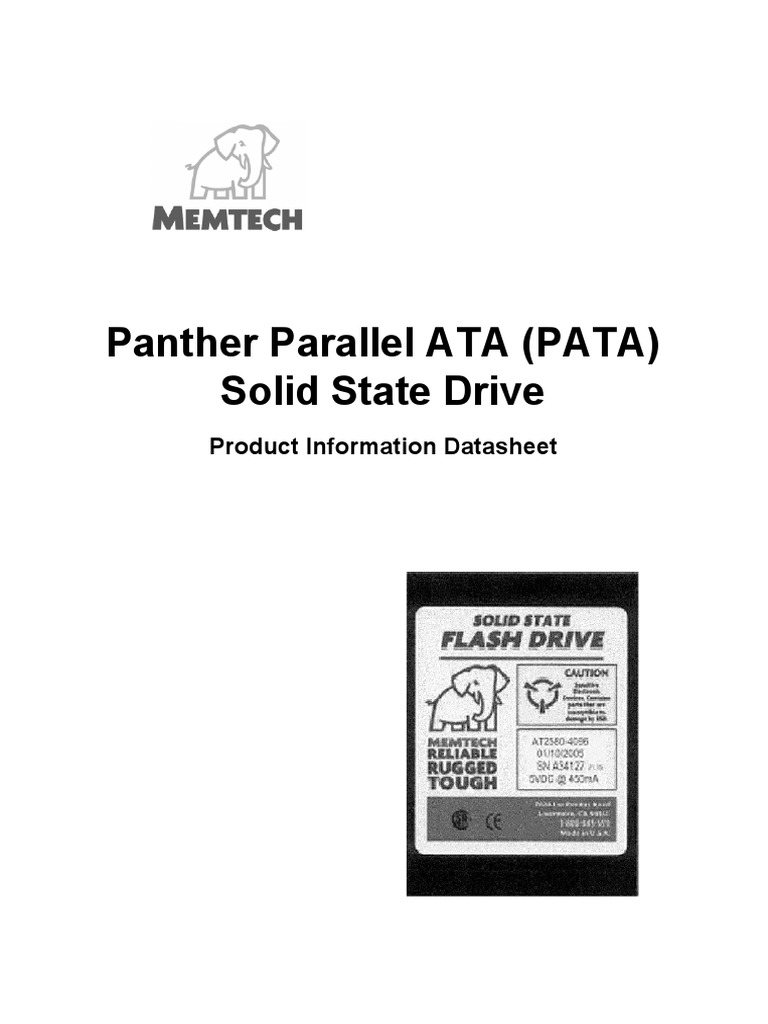 ATA Hard Drive | PDF | Solid State Drive | Flash Memory