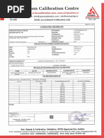 Calibration Certificate Template | PDF