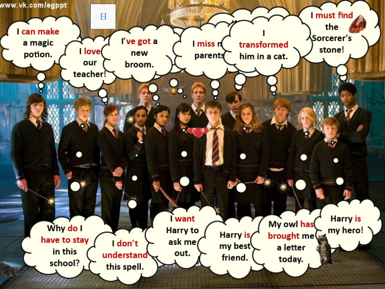 Reported Speech Harry Potter by Helgabel | PDF