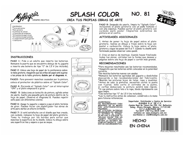 Splash Color | PDF