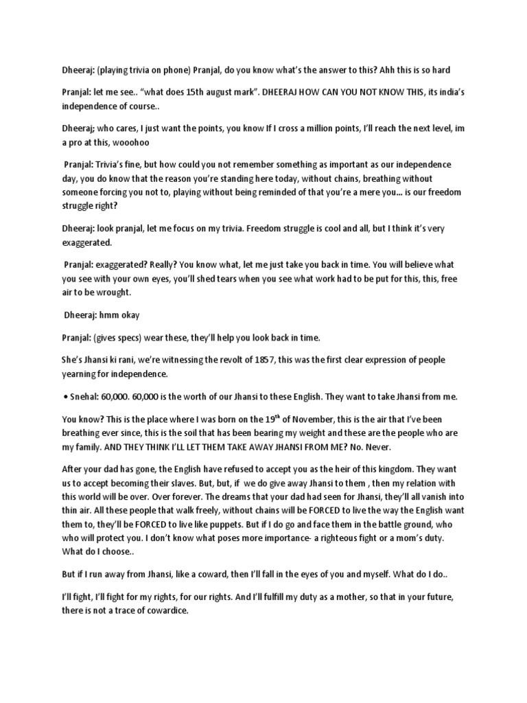 Azadi Ka Amrit Mahotsav Edited Script | PDF | Mahatma Gandhi | Ethical Principles