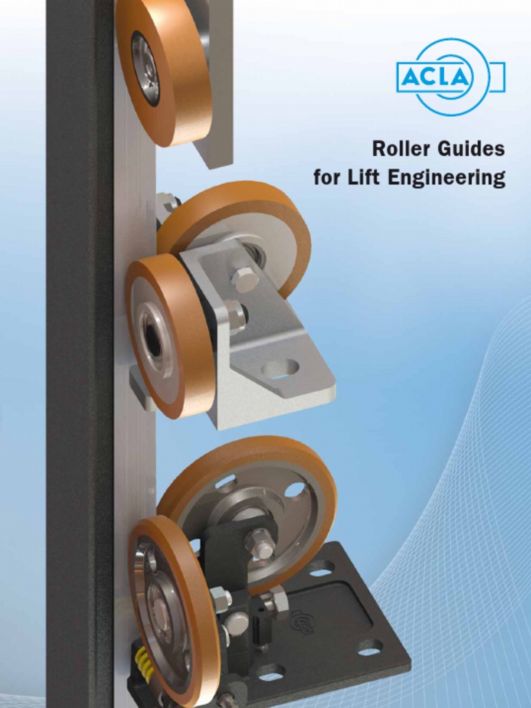ACLA EN81 20 - 2017 - Roller Guides Specification PDF | PDF | Bearing ...