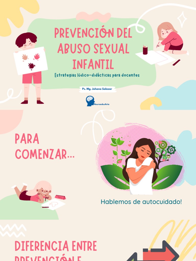 Ponencia Prevención Del Abuso Sexual Infantil | PDF | Relaciones personales, crianza y ...