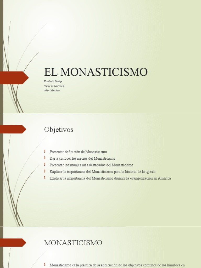 Definición y Evolución del Monasticismo | PDF | Monacato | Monasterio