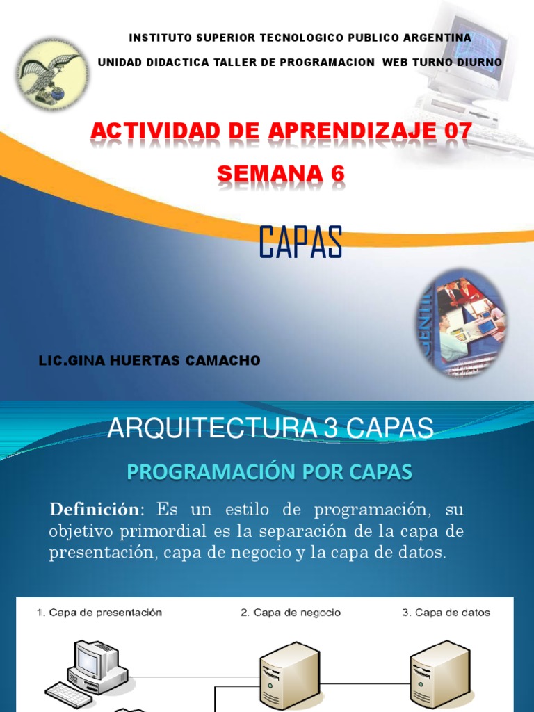 1 CAPAS | PDF | Bases de datos | Active X Data Objects