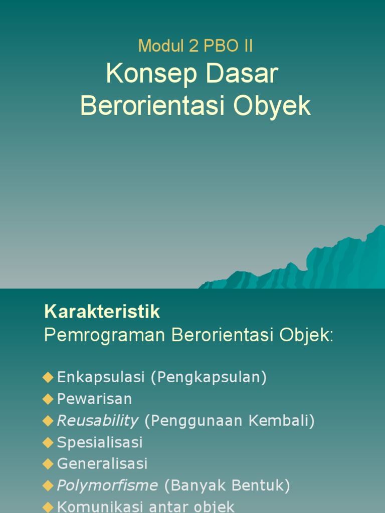 Pertemuan 2 PBO 2 | PDF