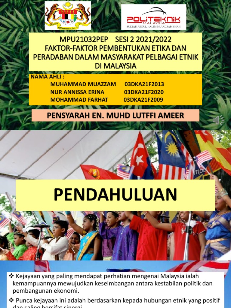 MPU21032 PEP Penghayatan Etika Peradaban 2 | PDF